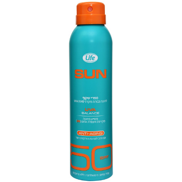 Sunscreen Spray 50 SPF 200 ml – Pack for Israel